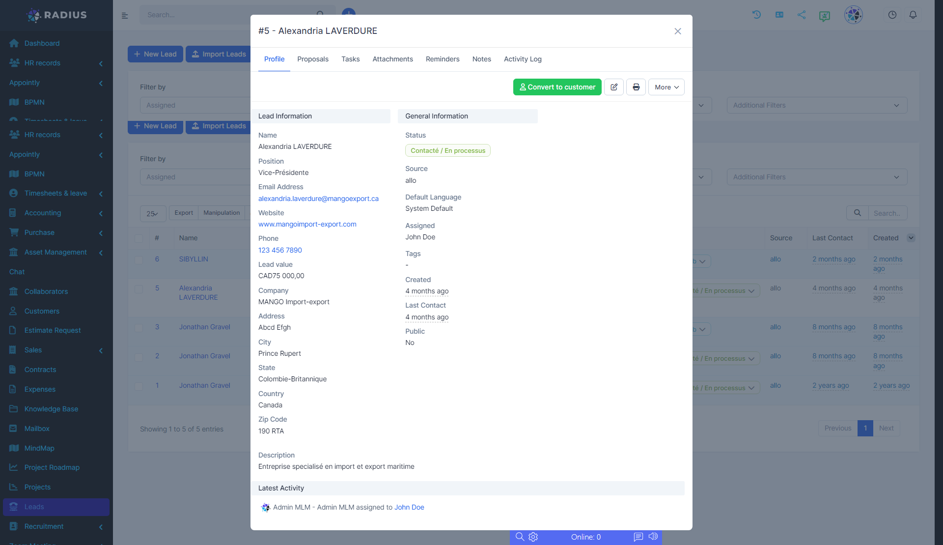 How to create new lead? How to create new lead?